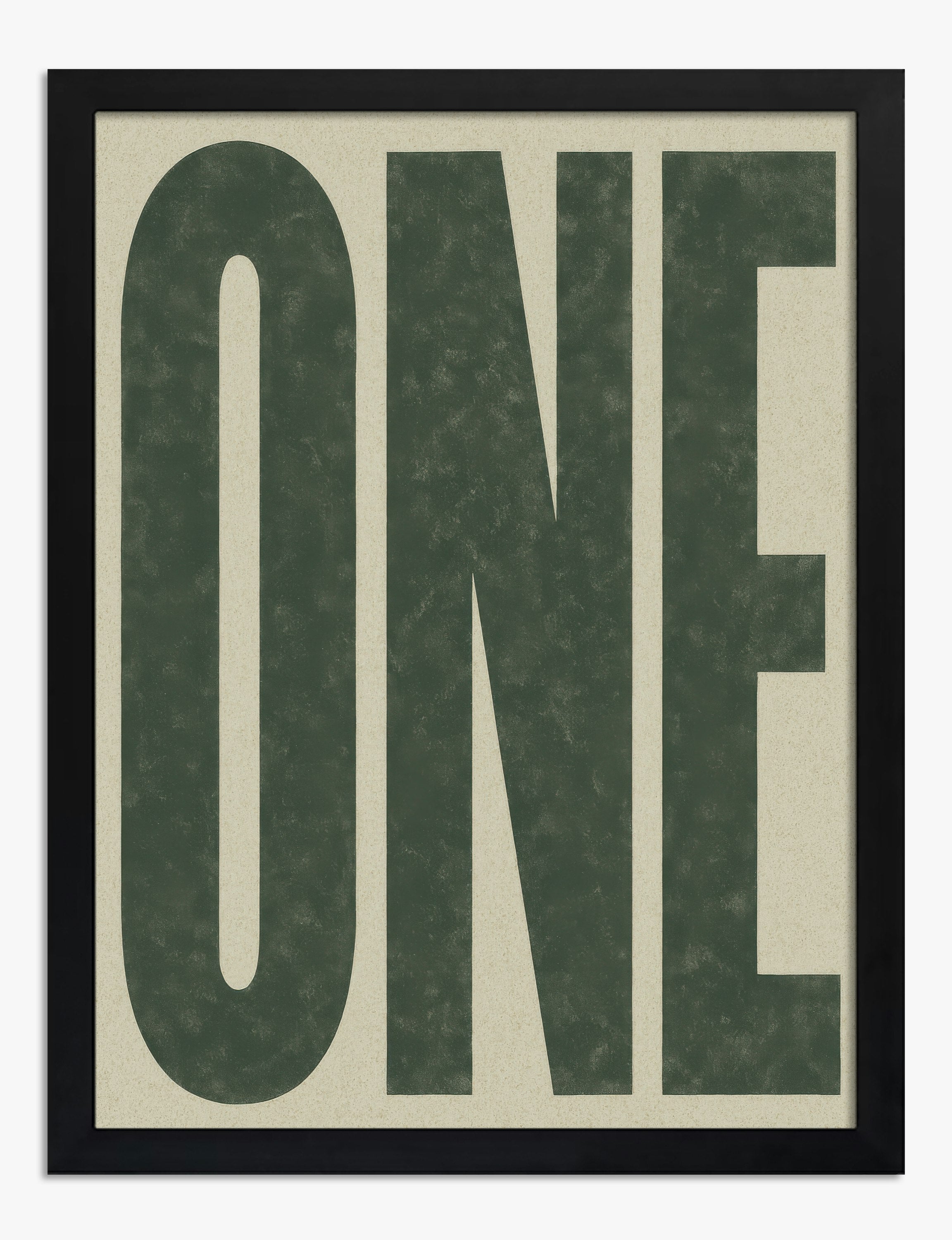 Bold Minimalist Typography Art Print – Fab