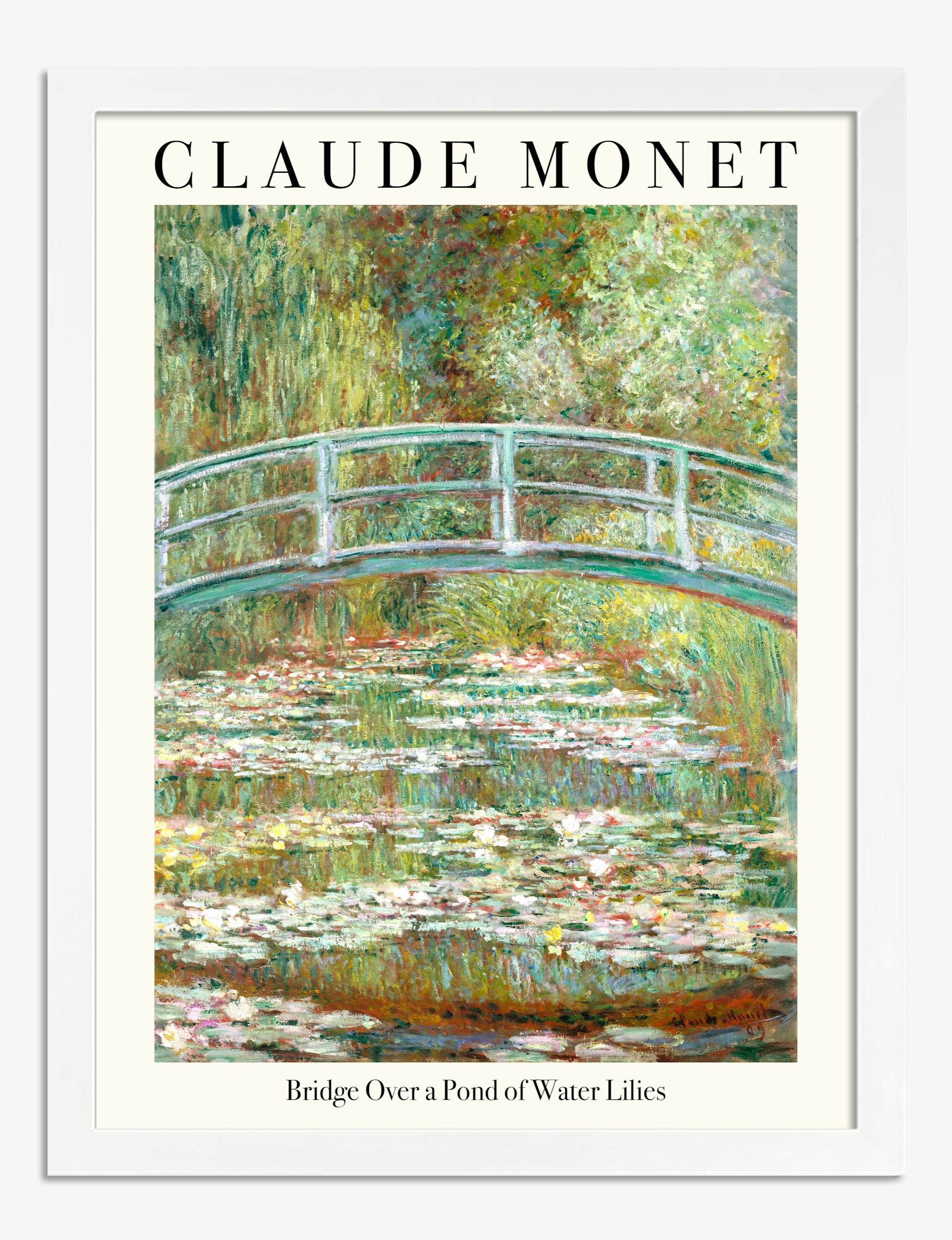 Monet’s Water Lily Bridge Art Print – Fab